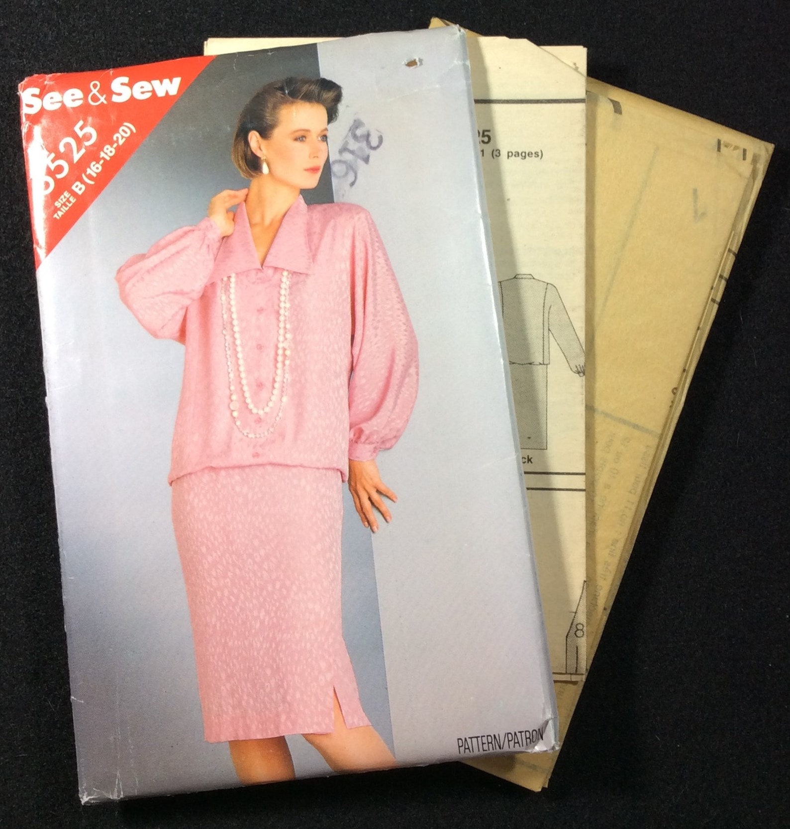 See & Sew Misses' Dress Pattern 5525 Size 16 18 20 - Etsy