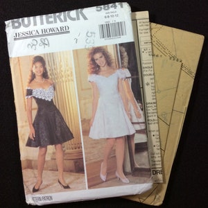 Butterick Misses' Dress Pattern 5841 Size 6, 8, 10, 12 Jessica Howard ...