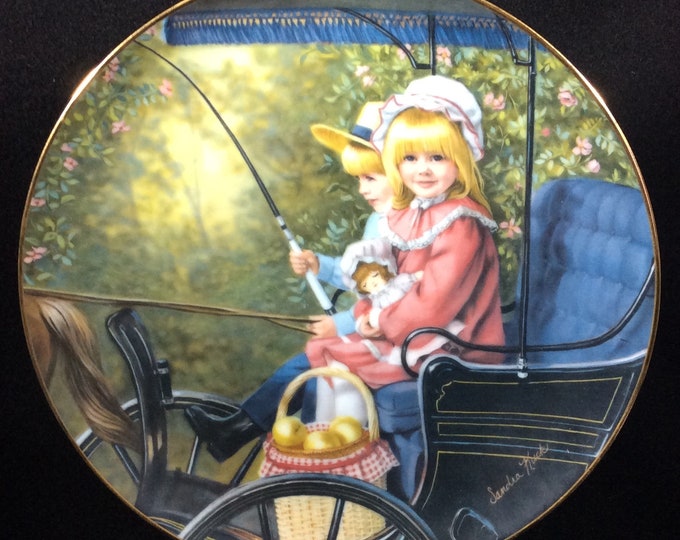 The Surrey Ride Collector Plate by Sandra Kuck for Reco, Fine China ...