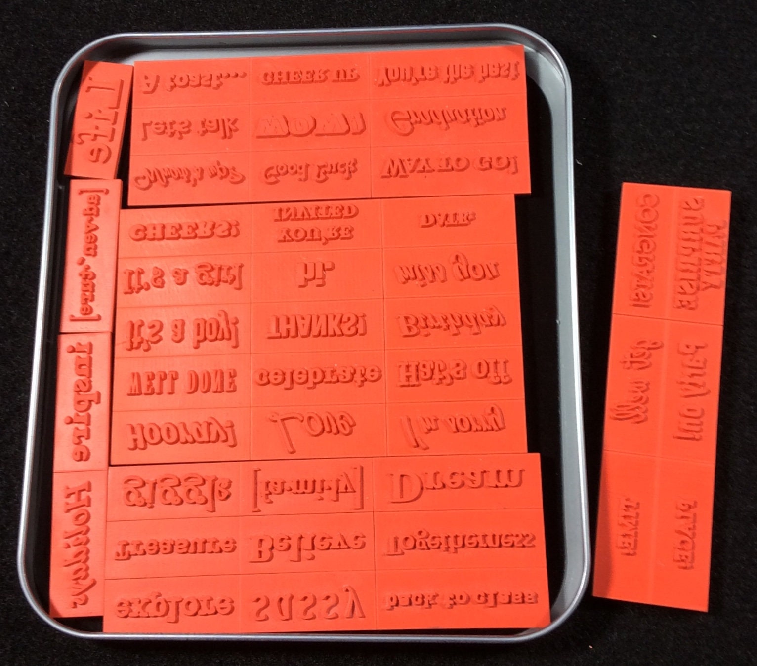 All Occasion Making Memories Magnetic Stamp Set Love | Etsy