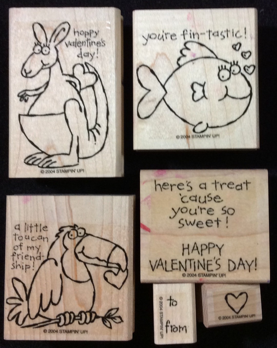 Toucan of My Love Wood Mounted Rubber Stamp Set From Stampin Up, Happy ...