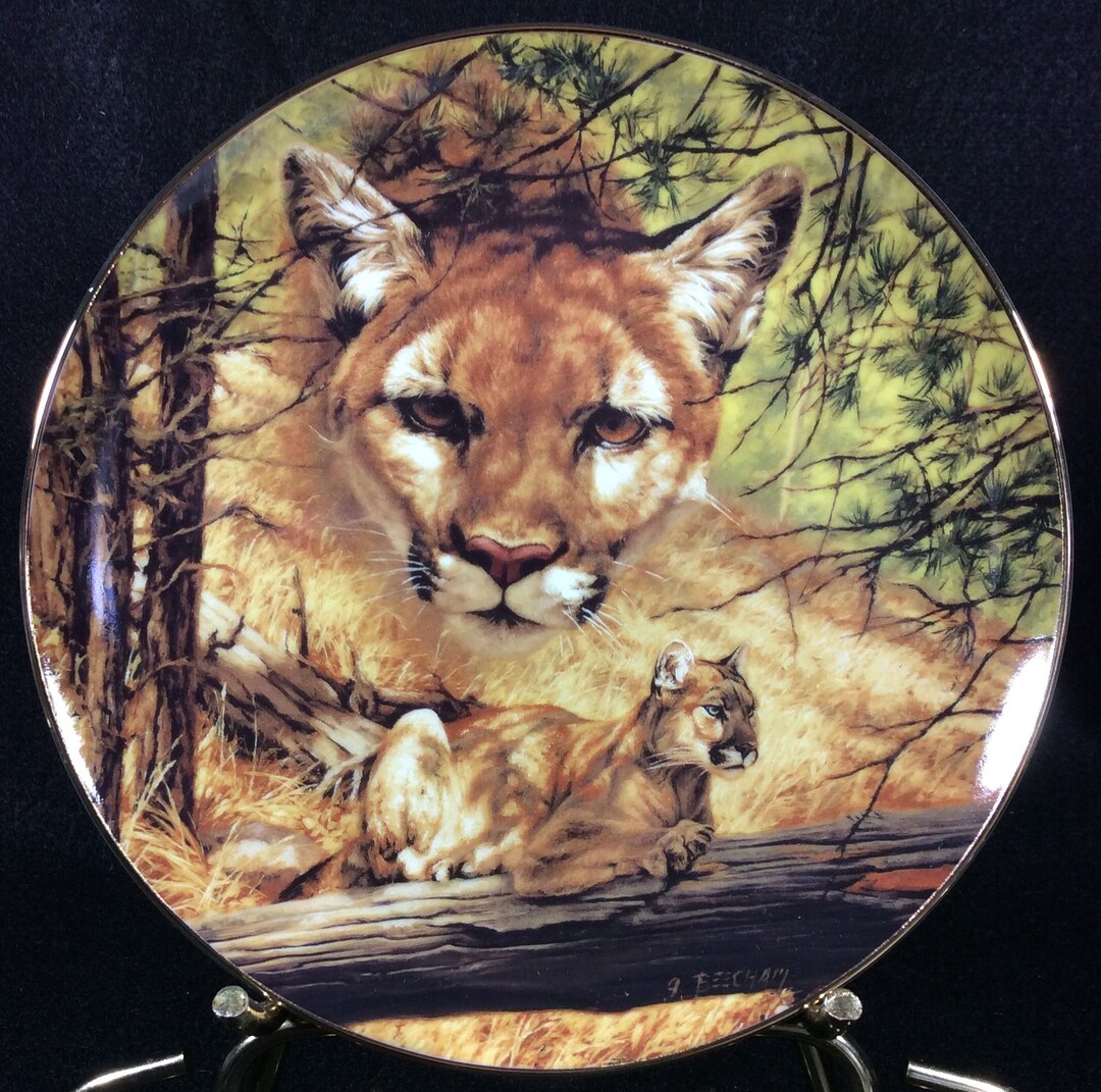 Assiette de collection Grand Domain de Greg Beecham, cinquième numéro ...