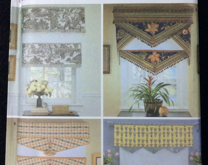 Simplicity Shades and Valance Pattern 5342, Window Treatments - Etsy