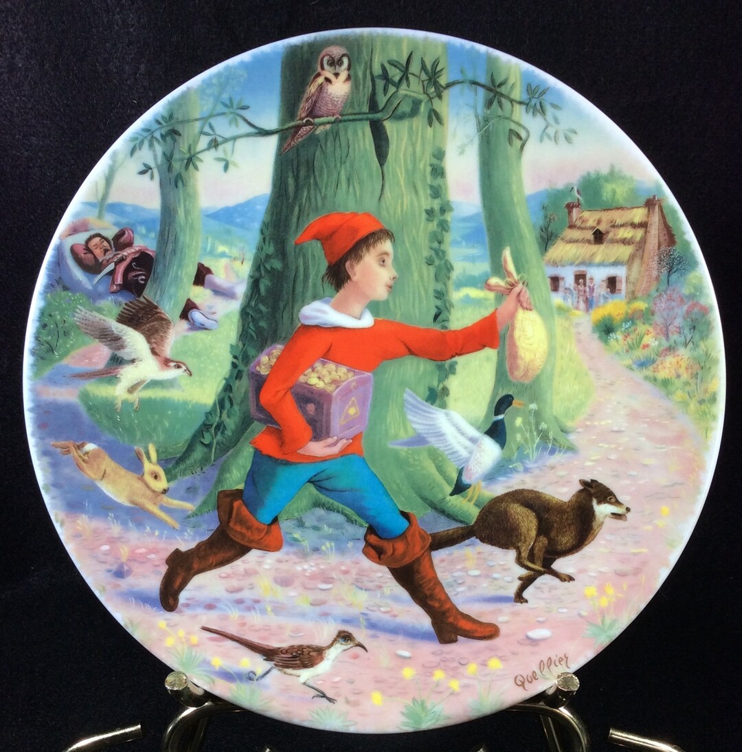 Tom Thumb Collector Plate by Andre Queller, 1984, Le Petit Poucet ...