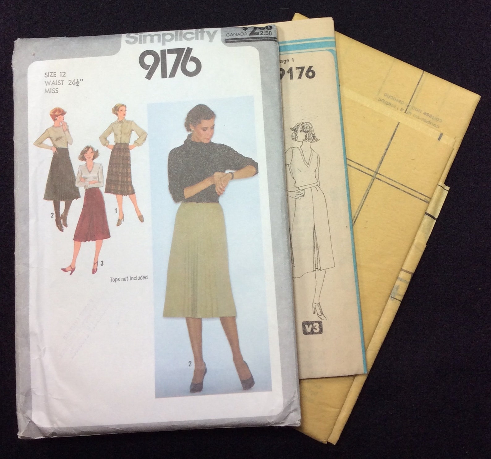 Simplicity Misses' Set of Skirts Pattern 9176 Size 12 - Etsy