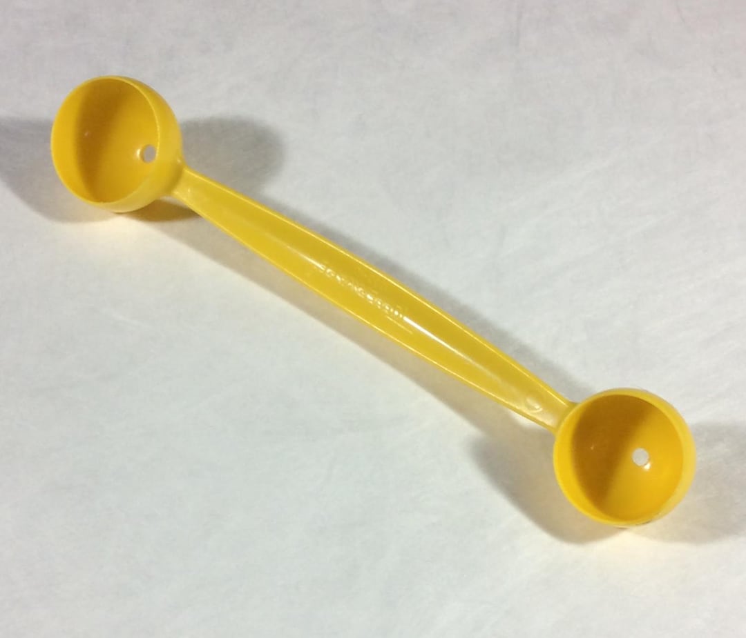 Vintage Tupperware Yellow Melon Baller, 6 3/4" Long, Fruit, Scoop - Etsy