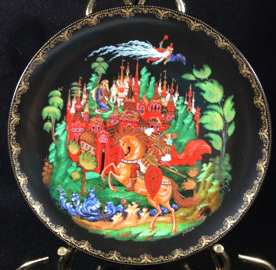 Lumila and Ruslan, First Plate in Collector Plate Series, Historic ...