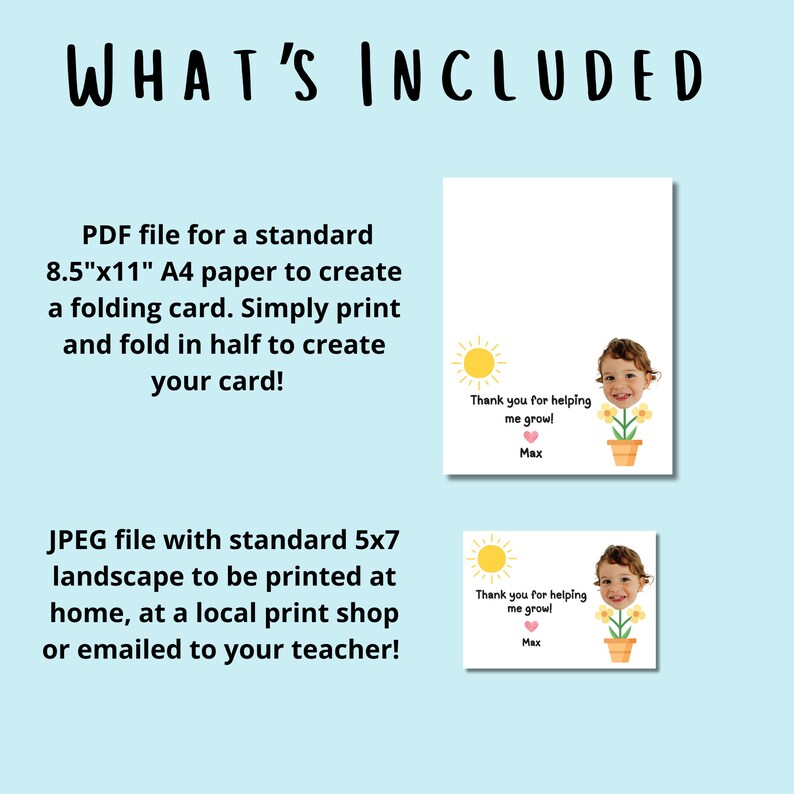 Thank You Card for Childcare Teachers, ECE Appreciation Card, Childcare ...