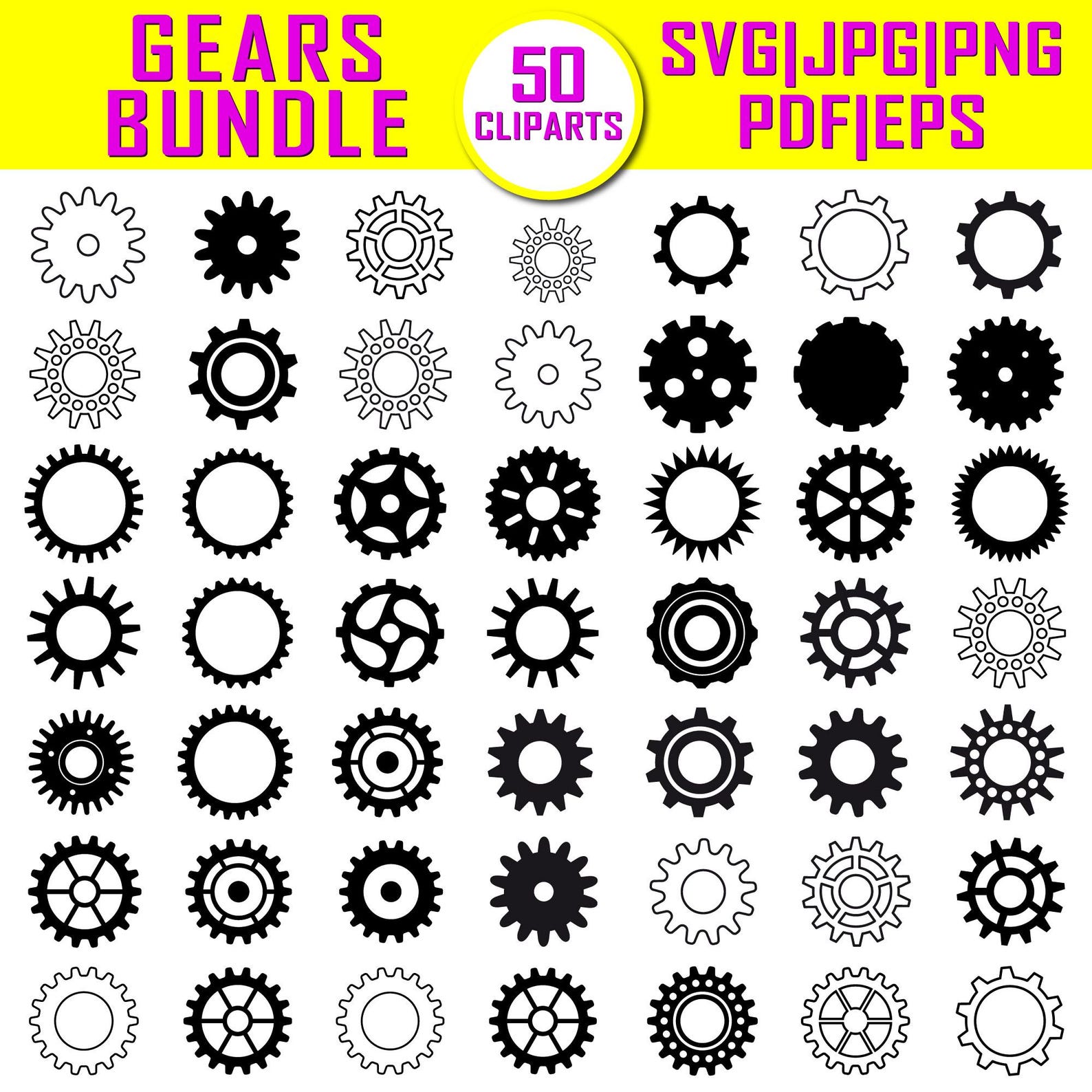 Truck Gears Svg, Gears Clipart, Gears PNG, Car Gear Svg, Gear Shape Svg ...