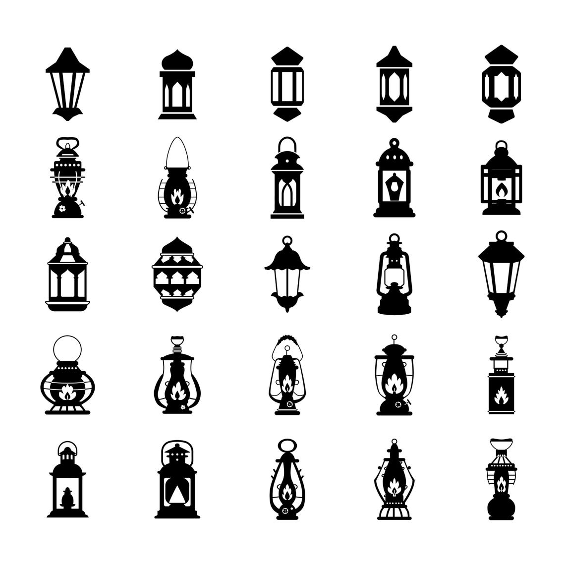 Cute Lantern Svg Bundles, Lantern Svg Files, Lantern Clipart,lantern ...
