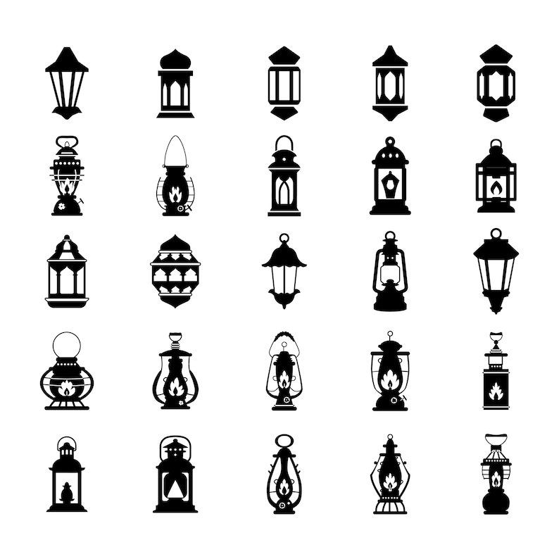 Cute Lantern Svg Bundles, Lantern Svg Files, Lantern Clipart,lantern ...