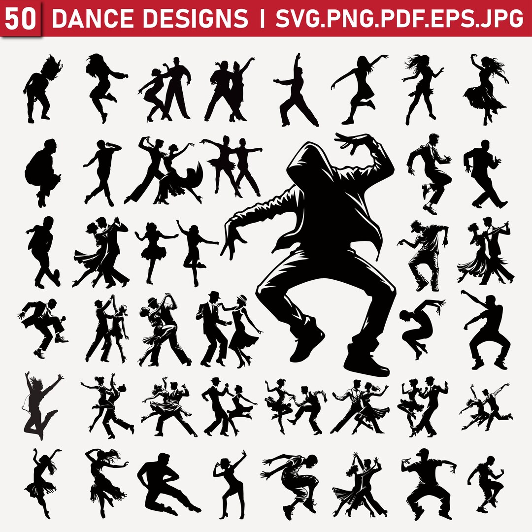 Best Dance Svg Bundles, Dance PNG, Dance Clipart, Dancing Girl Svg ...