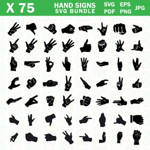 Hand Sign Svg, Hand Svg Clipart, Hand PNG, Hand Images, Winning Hand ...