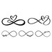 Infinity Sign Svg Bundles, Infinity Svg Clipart, Infinity PNG, Infinity ...