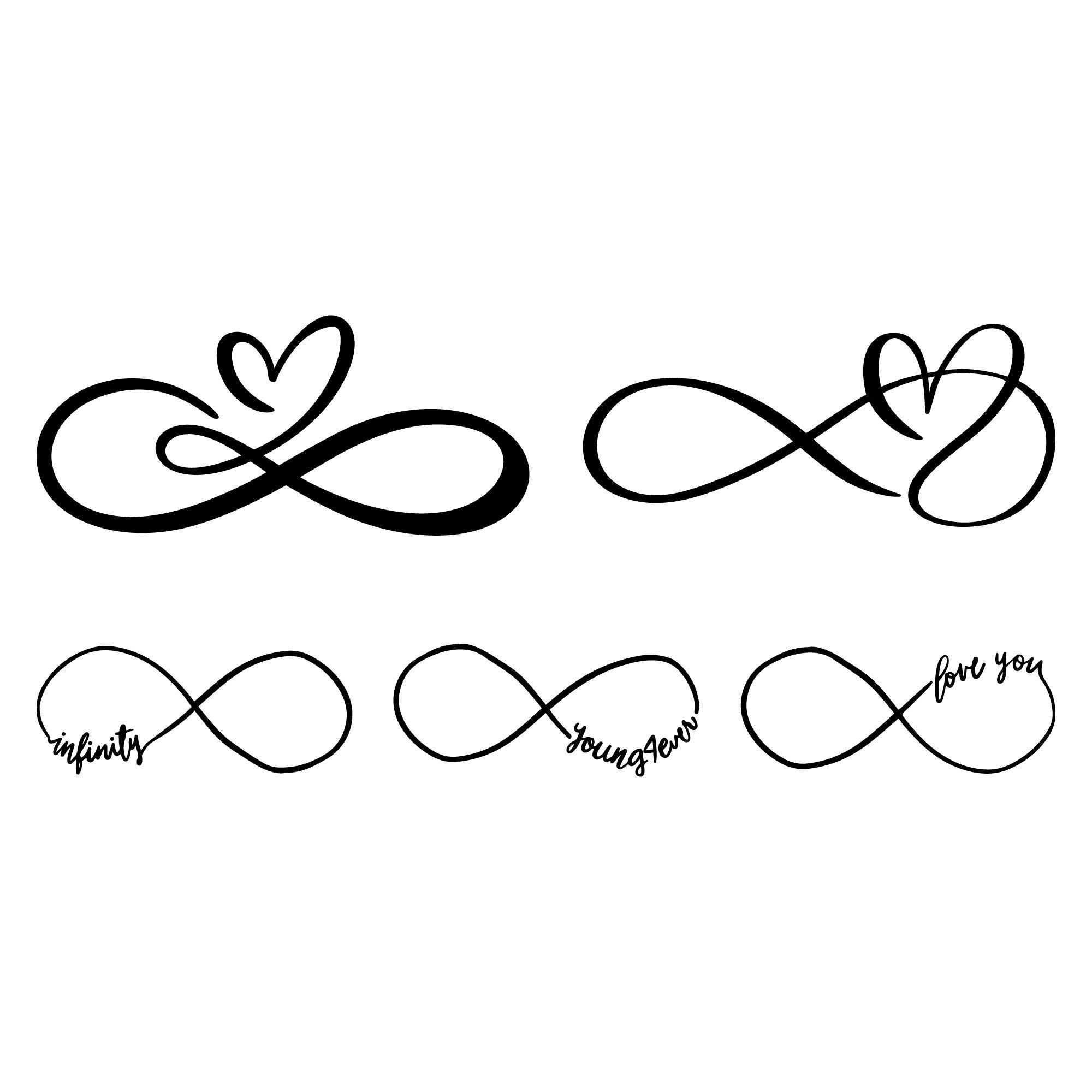 Infinity Sign Svg Bundles, Infinity Svg Clipart, Infinity PNG, Infinity ...