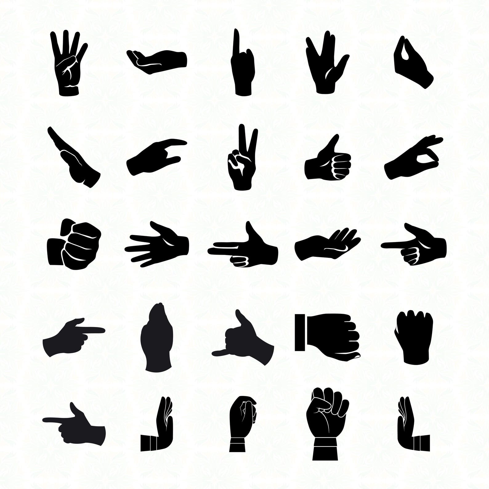 Hand Sign Svg, Hand Svg Clipart, Hand PNG, Hand Images, Winning Hand ...