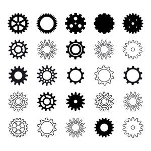 Truck Gears Svg, Gears Clipart, Gears PNG, Car Gear Svg, Gear Shape Svg ...