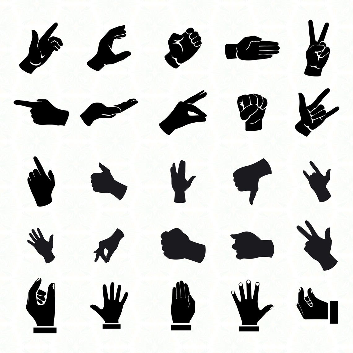 Hand Sign Svg, Hand Svg Clipart, Hand PNG, Hand Images, Winning Hand ...