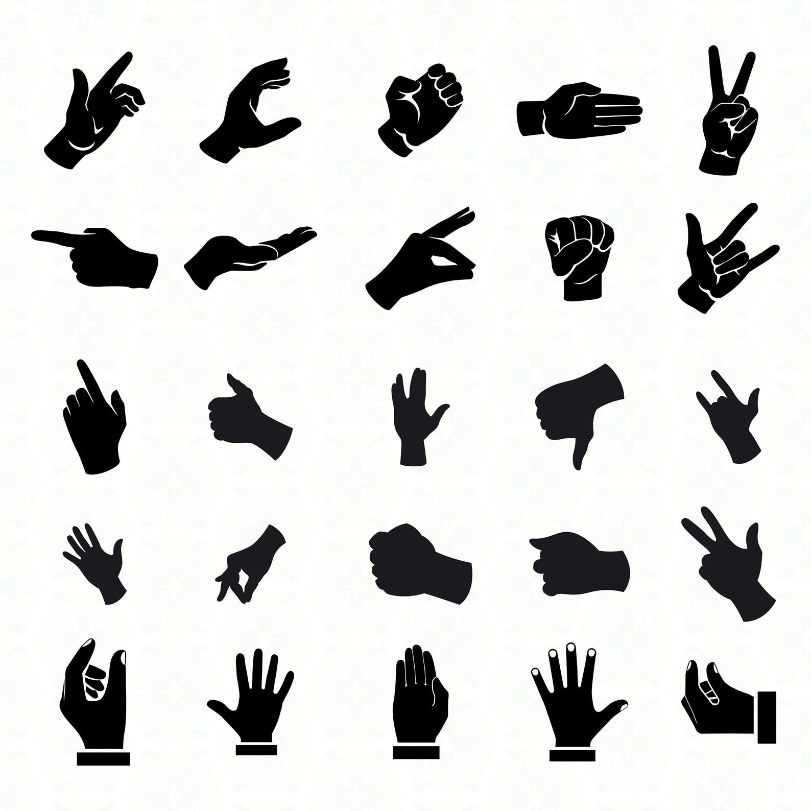 Hand Sign Svg, Hand Svg Clipart, Hand PNG, Hand Images, Winning Hand ...