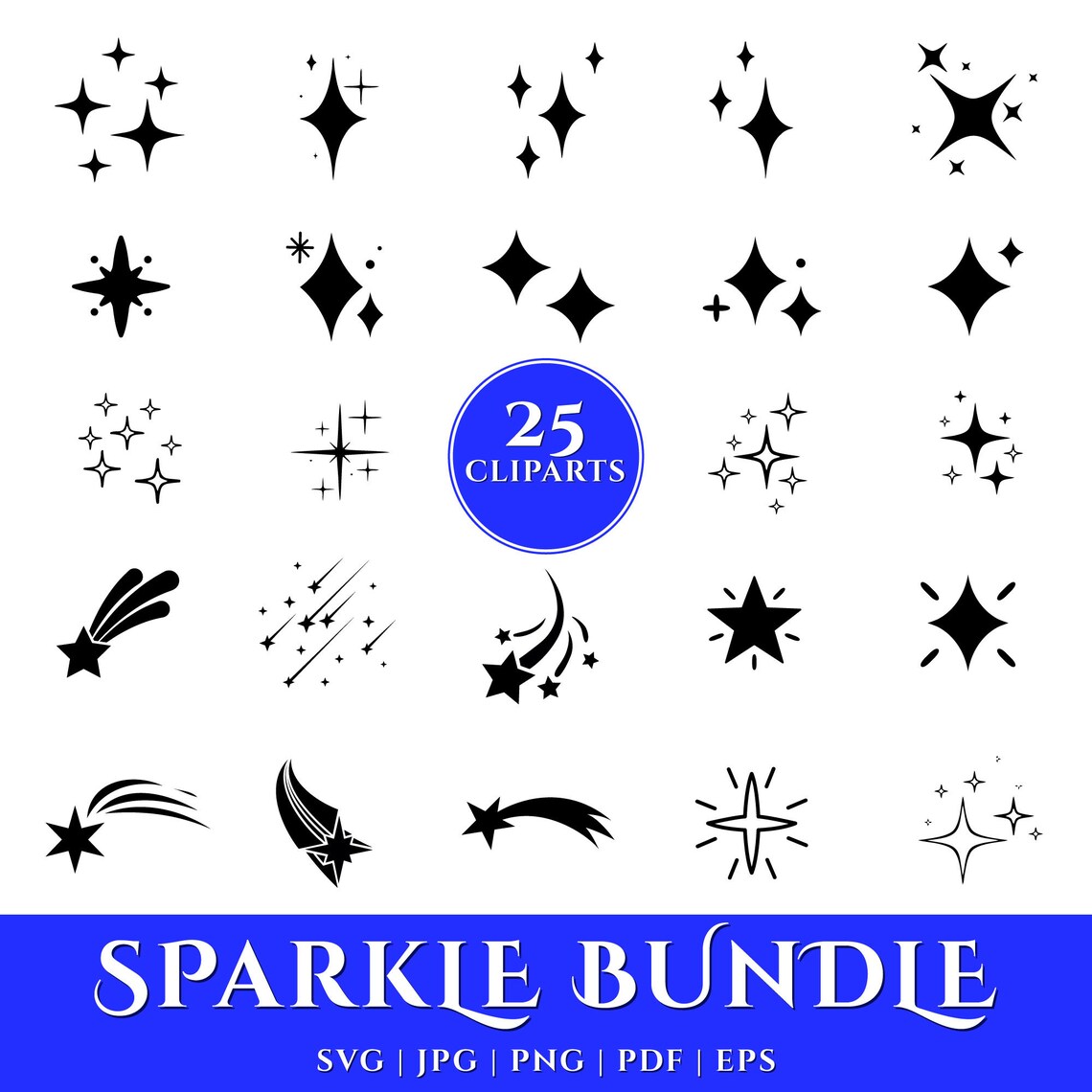 Sky Star Svg Bundles, Sparkle Svg Bundles, Sparkle Star Png Bundles ...