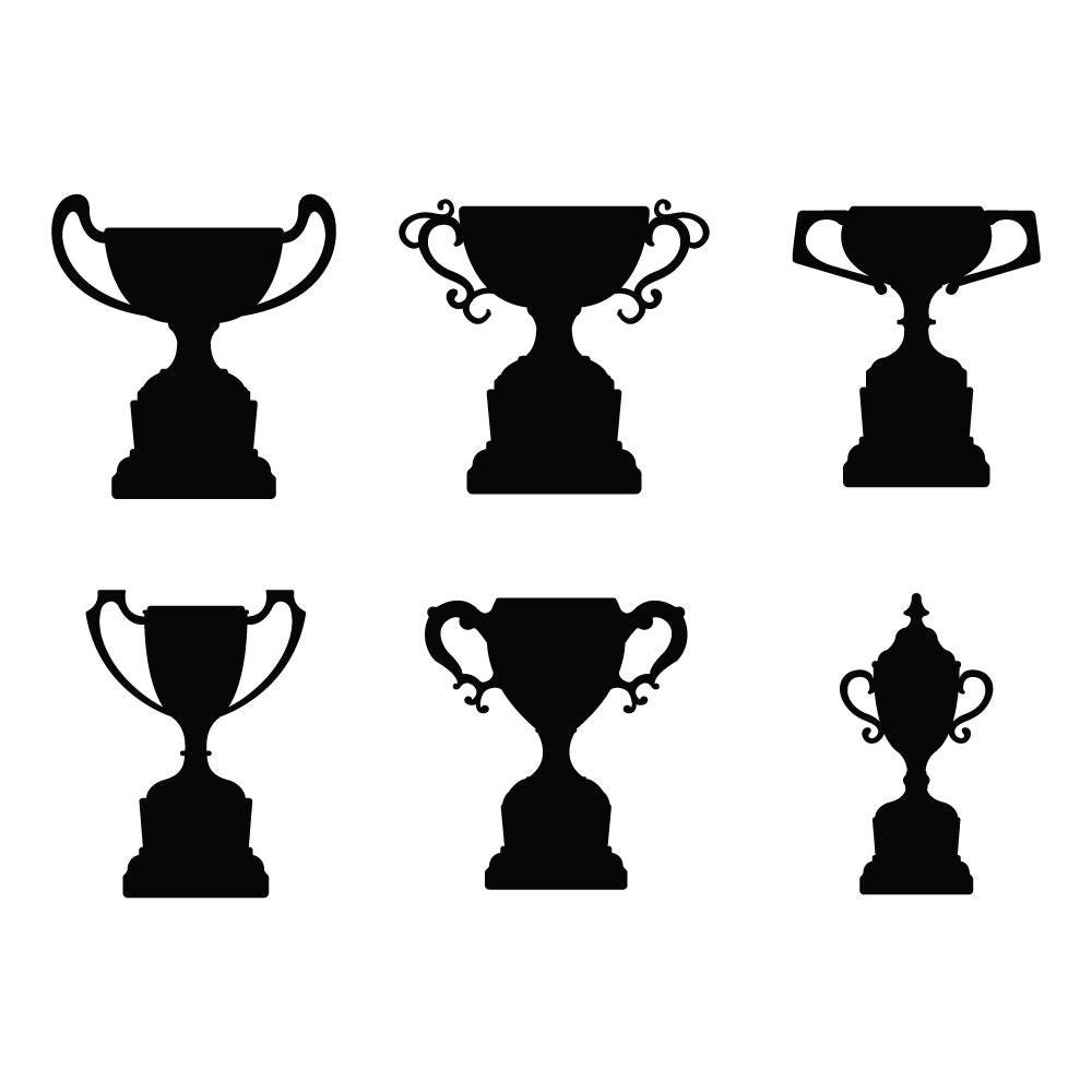 Trophy Svg Bundles, Trophy Clipart, Trophy Designs, Podium Svg, Medal ...
