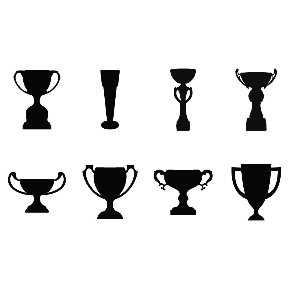 Trophy Svg Bundles, Trophy Clipart, Trophy Designs, Podium Svg, Medal ...
