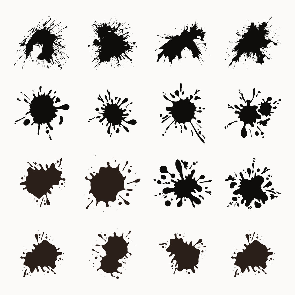 Pen Ink Splash Svg Bundles, Black Ink Splash Clipart, Pen Ink Svg ...