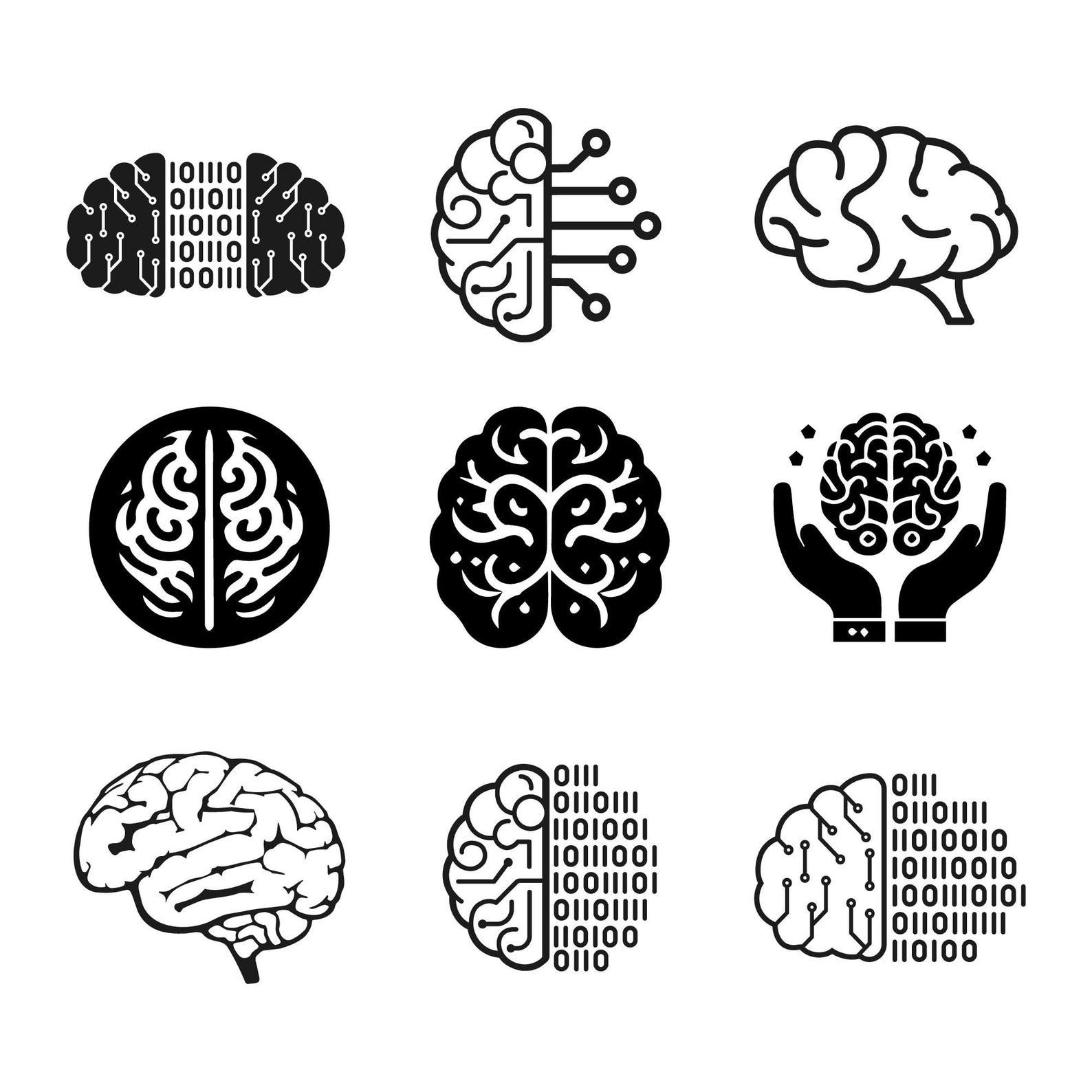 Brain Svg Bundles, Brain PNG for Prints, Mind Svg, Mind PNG, Mind ...