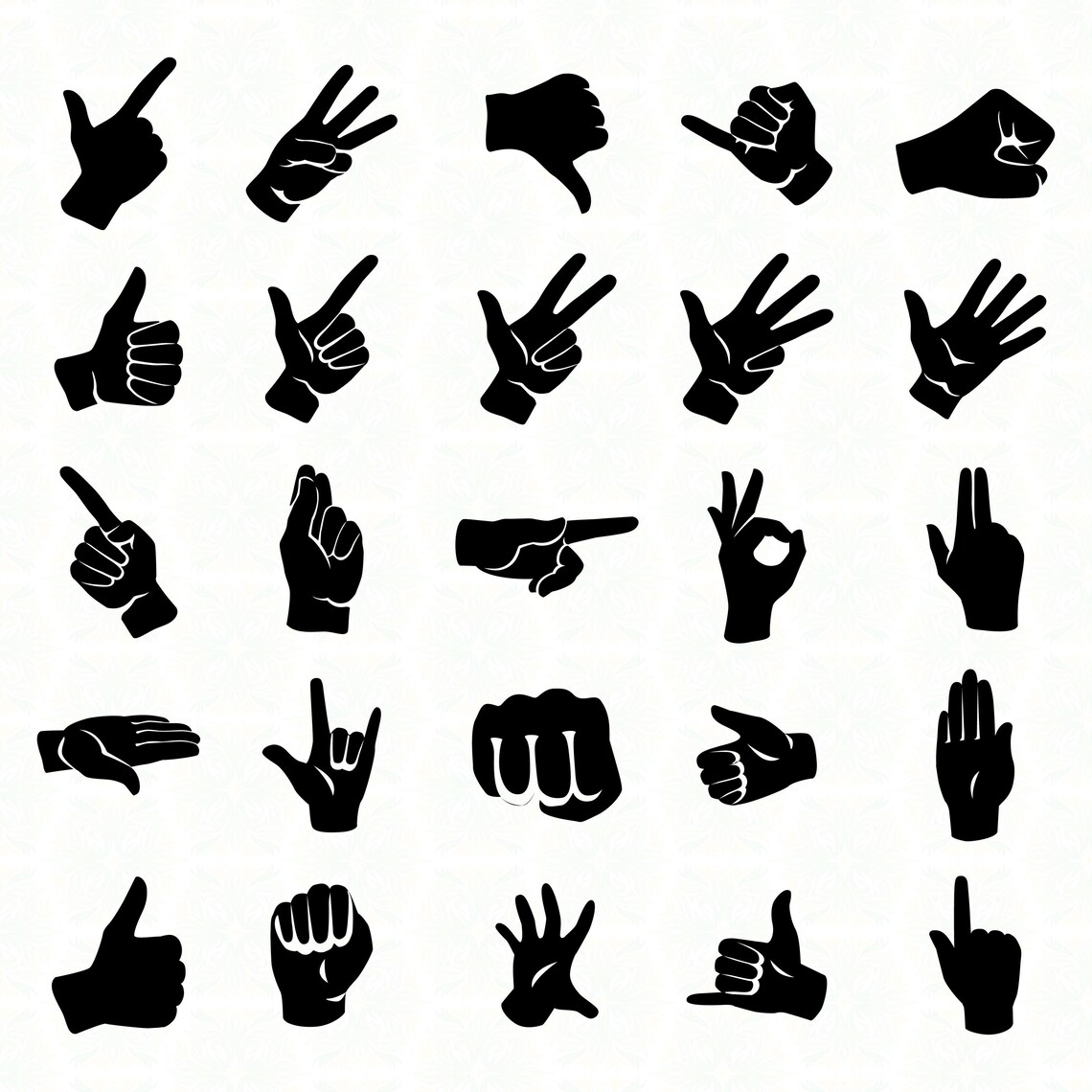 Hand Sign Svg, Hand Svg Clipart, Hand PNG, Hand Images, Winning Hand ...