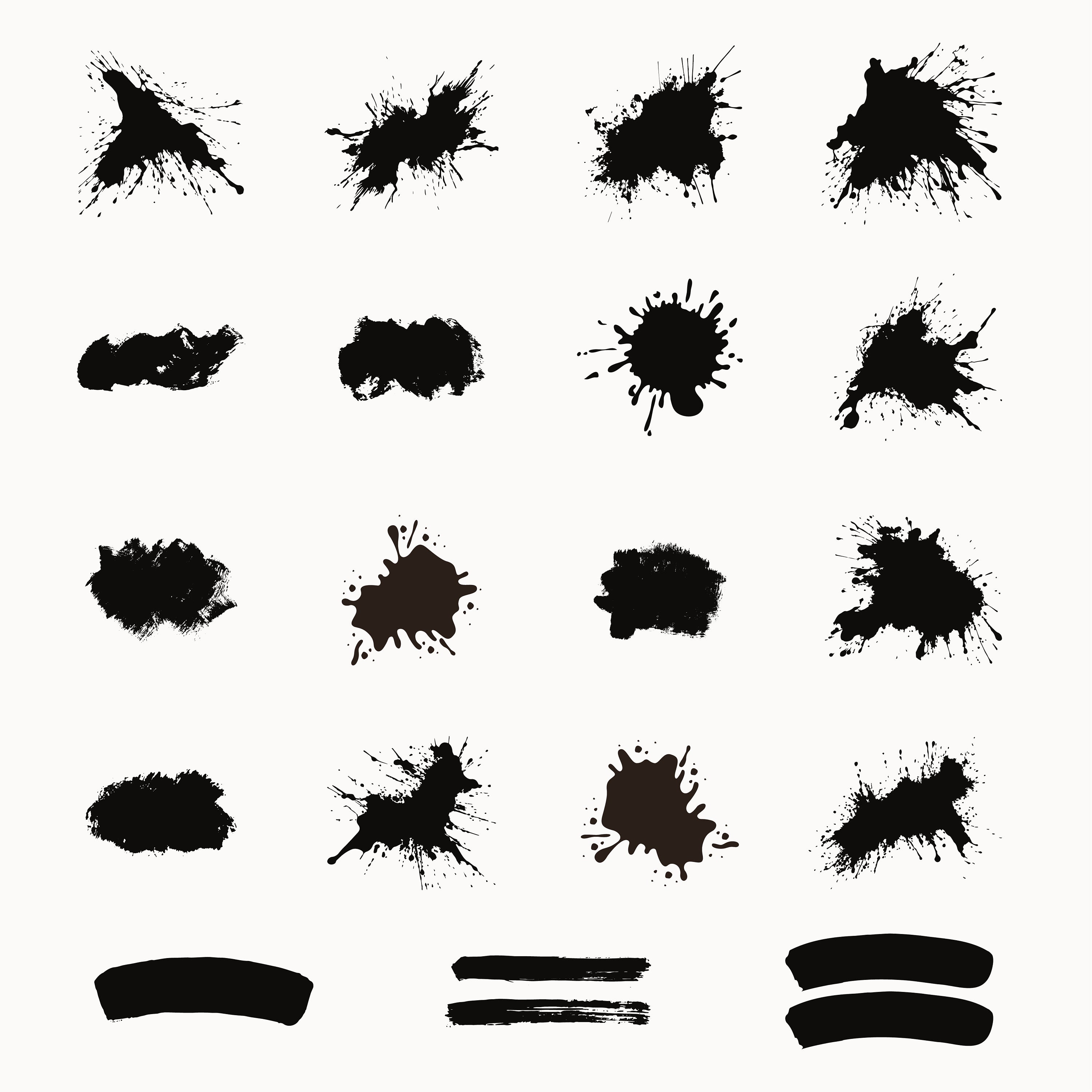Pen Ink Splash Svg Bundles, Black Ink Splash Clipart, Pen Ink Svg ...