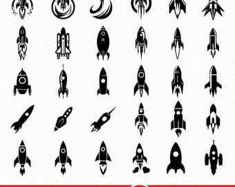 Flying Rocket Svg Bundles, Rocket PNG, Rocket Vector, Rocket Clipart ...
