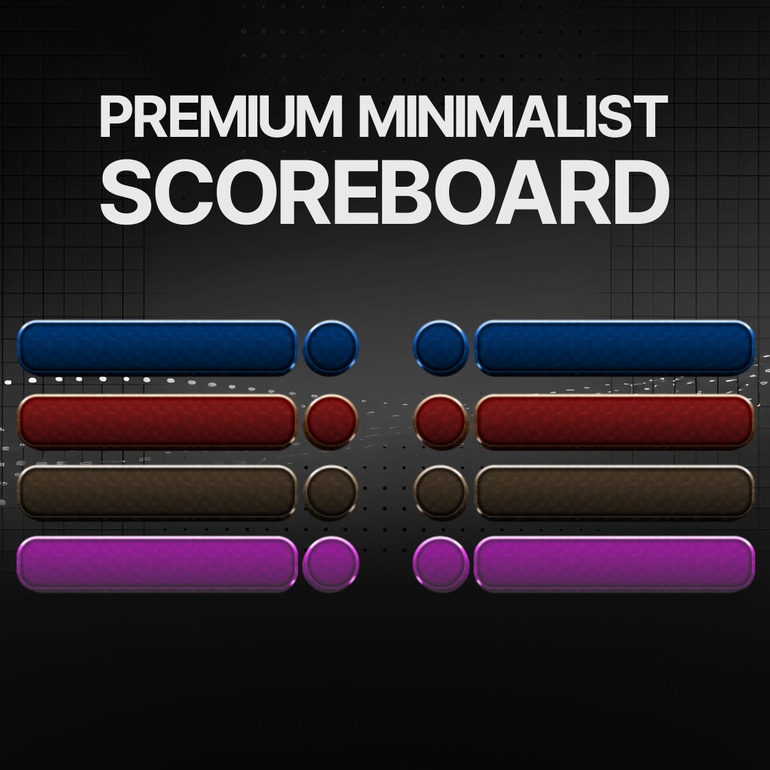 Minimalist Scoreboard for Streaming - Etsy