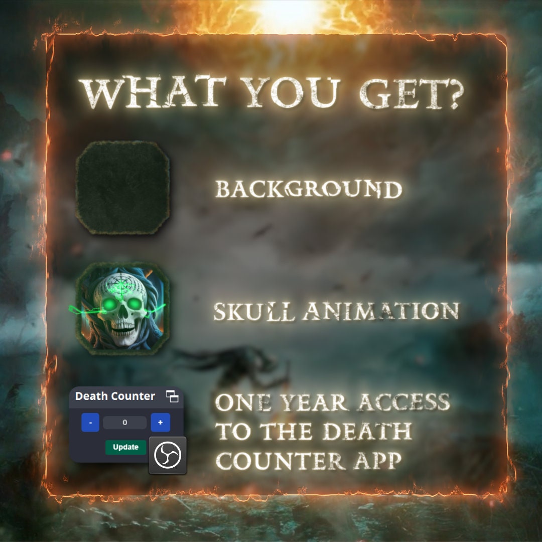 Elden Ring / Dark Souls Death Counter - Etsy