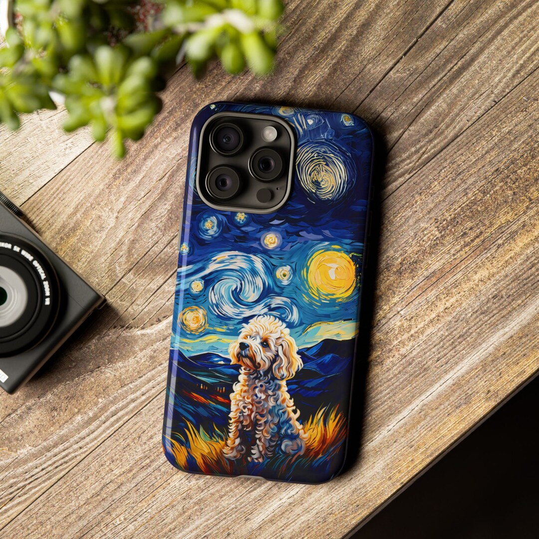 Van Gogh's Poodle Starry Night iPhone Case Artistic Dog Design iPhone ...