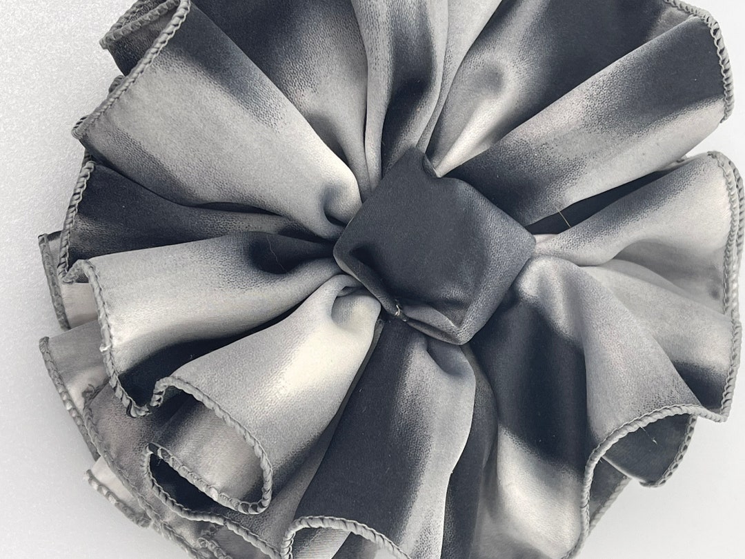 Billowy Gray Hair Bow - USA - Etsy