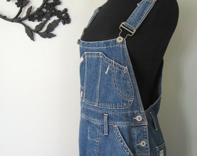 80's Pepe Jeans DENIM Overalls Dress - Size M - Etsy