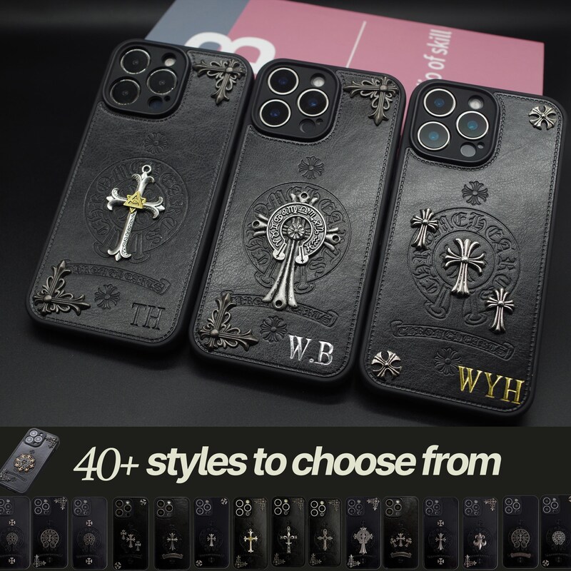 Gothic Studded Phone Case - Etsy