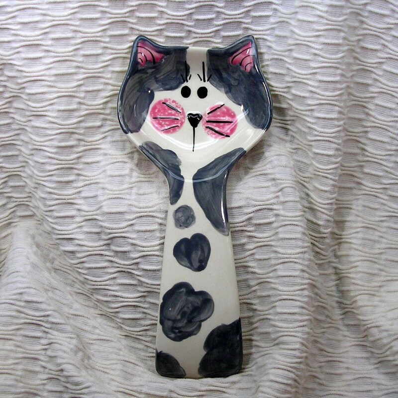 Cat Spoon Rest - Etsy