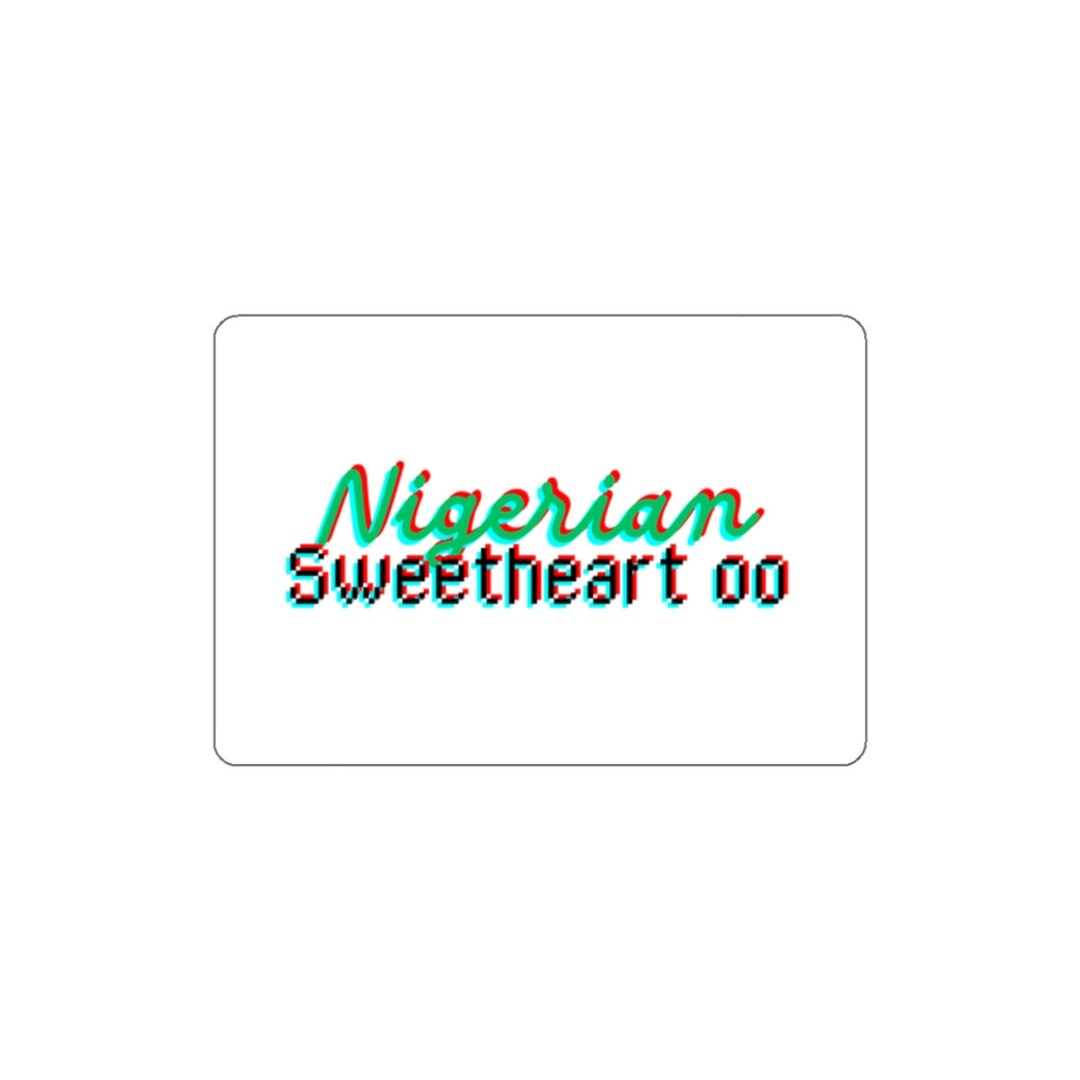 Nigerian Sweetheart: Die Cut Stickers - Etsy