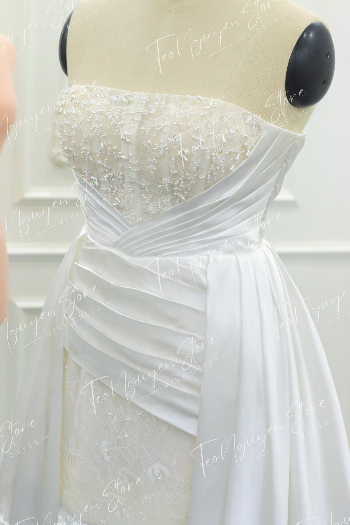 Mini Bridal Dress. Evening Short Dress. Short Wedding Dress. Reception ...