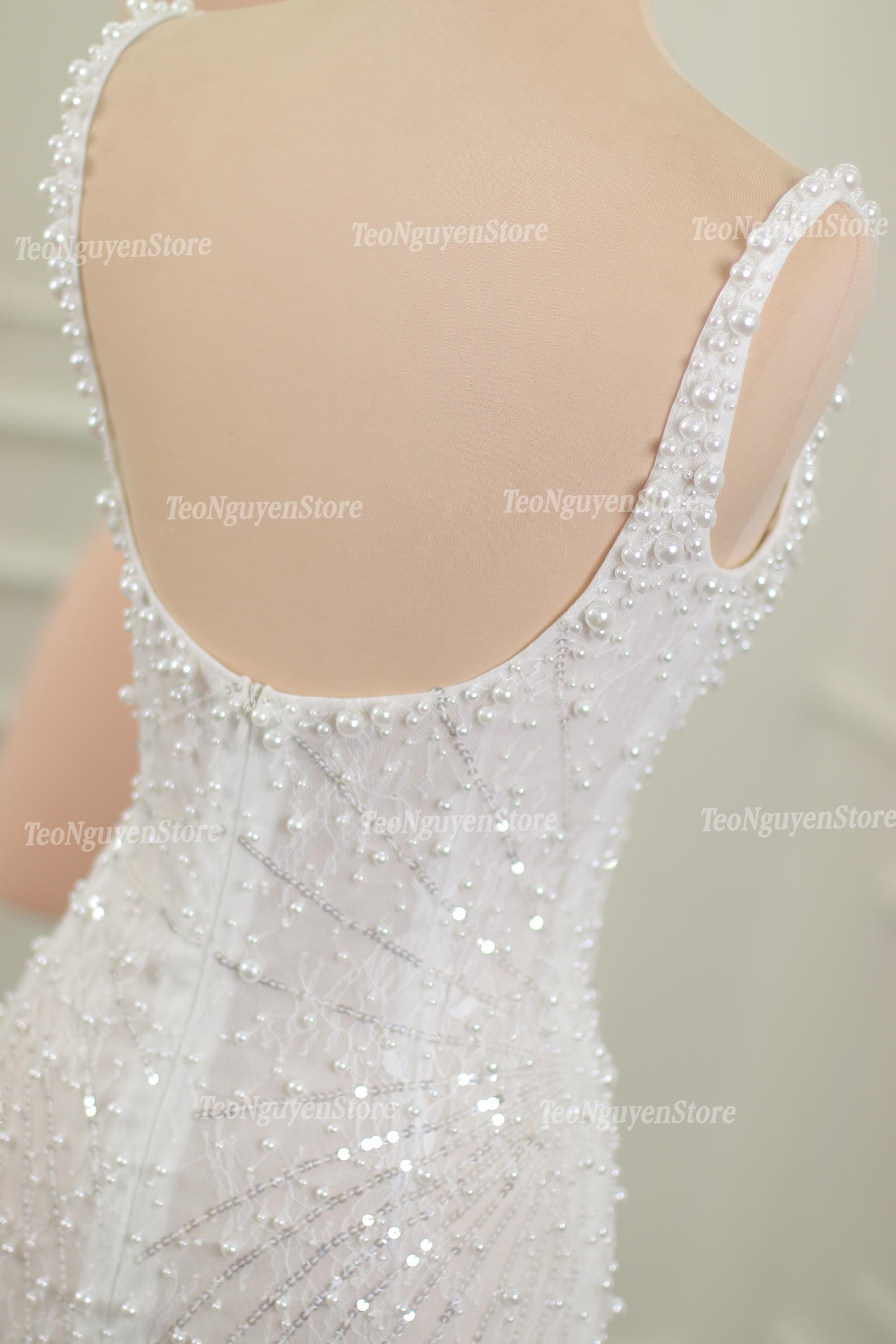 White Mini Corset Wedding Dress. Pearl Party Dress. Custom Mini Dress ...