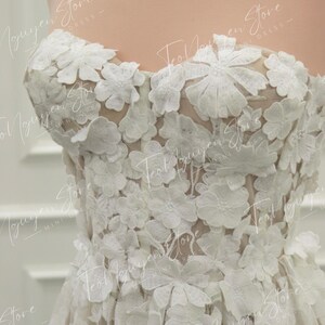 Unique Floral Lace Party Dress. A Line Short Party Dress. Luxurious ...