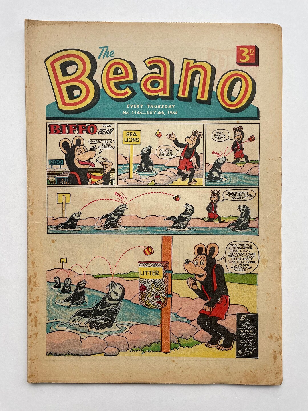 The Beano Comic No. 1146 July 2nd 3rd 4th 5th 6th 7th 8th 1964, 60th ...