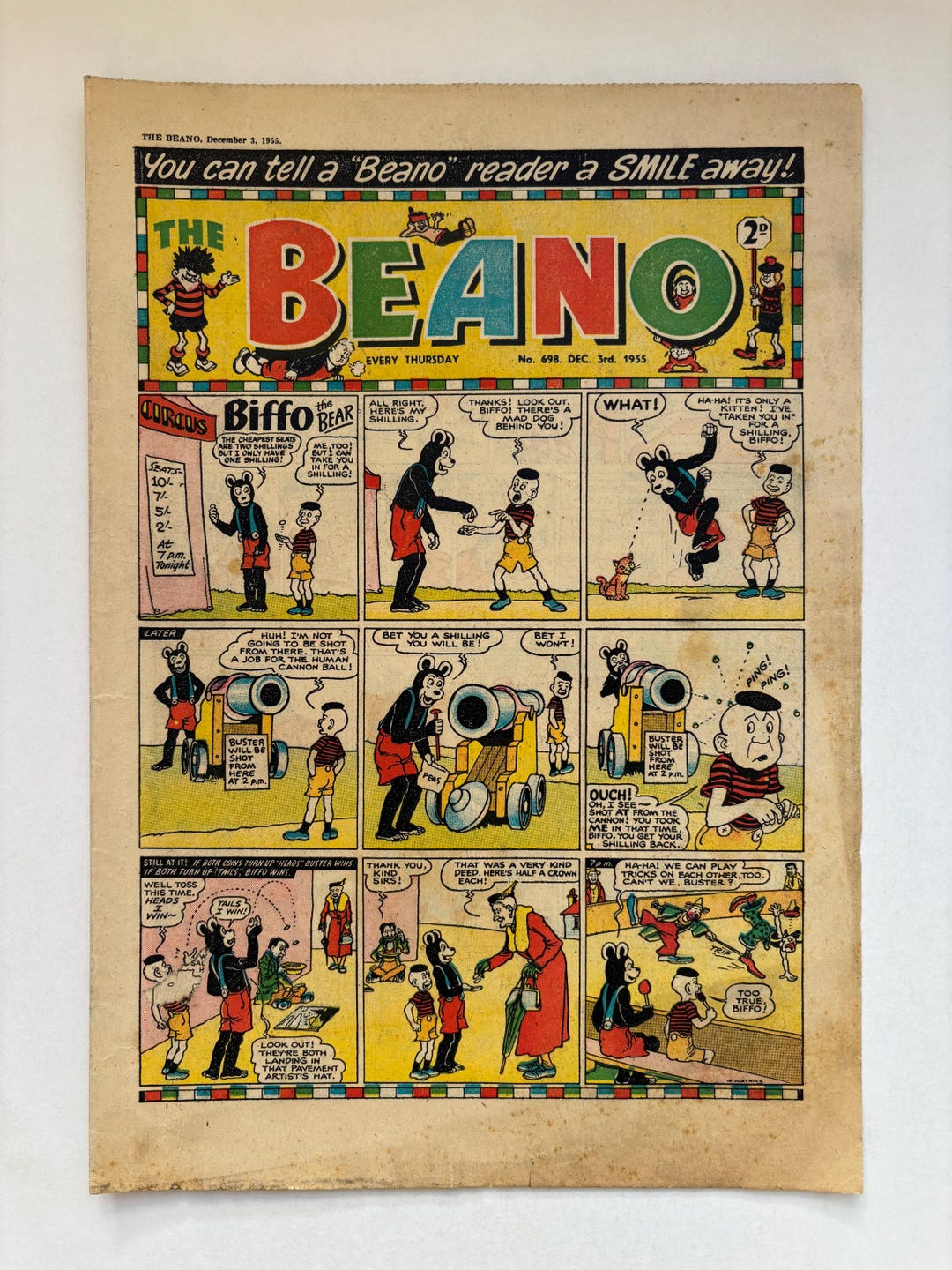 The Beano Comic No. 698 - December 1st 2nd 3rd 4th 5th 6th 7th 1955 ...