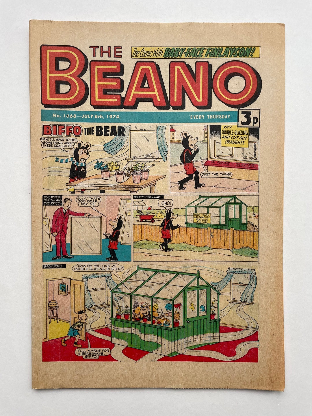 The Beano Comic No. 1668 July 4th 5th 6th 7th 8th 9th 10th 1974, 50th ...