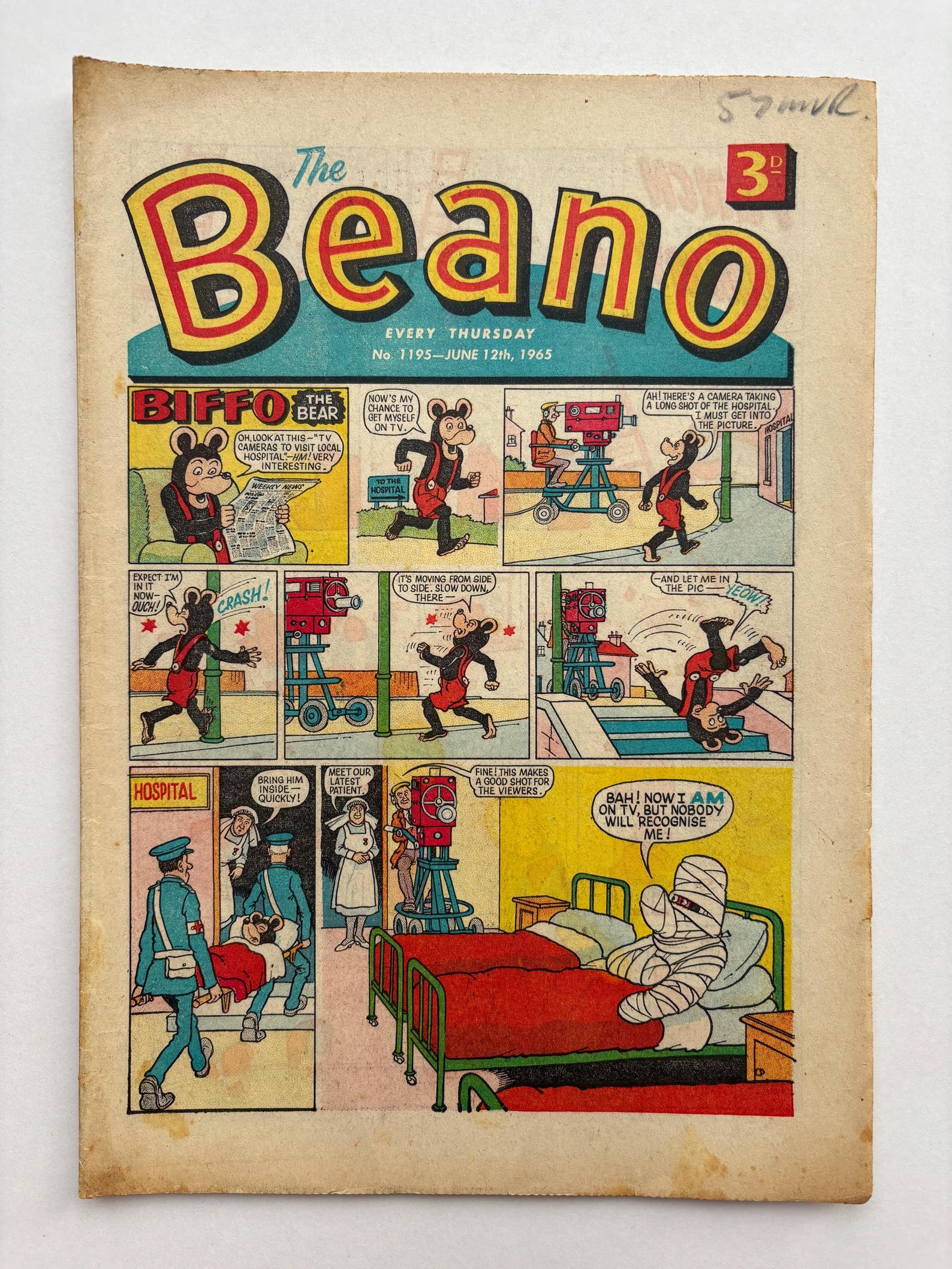 The Beano Comic No. 1195 - June 10th 11th 12th 13th 14th 15th 16th 1965 ...