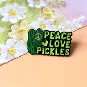 Pickles Lovers Enamel Pin | Cute Badge Pin | Lapel Pin | Collar Pin ...
