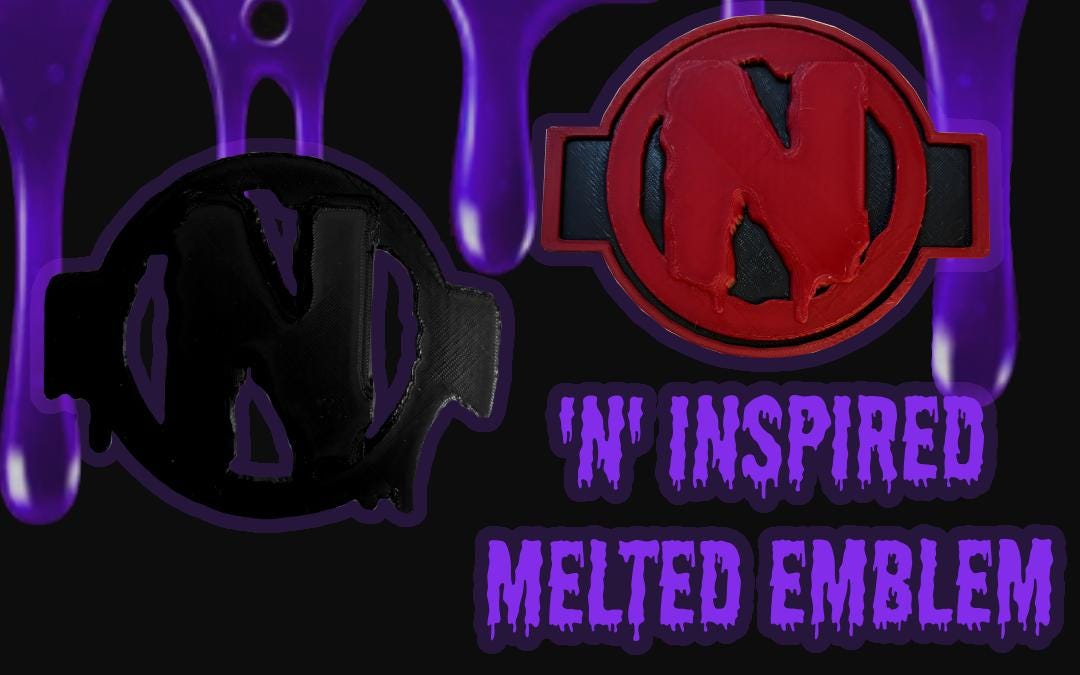 Nissan 'inspired' Melted Emblem Japanese Car Badge Replacement Badge ...