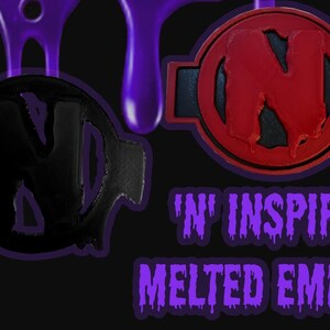 Nissan 'inspired' Melted Emblem Japanese Car Badge Replacement Badge ...