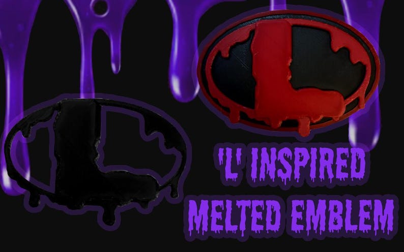 Lexus 'inspired' Melted Emblem Japanese Car Badge Replacement Badge ...